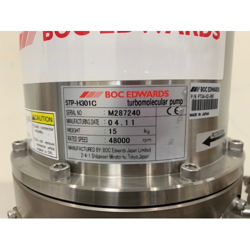 BOC Edwards STP-H301C TURBO MOLECULAR PUMP